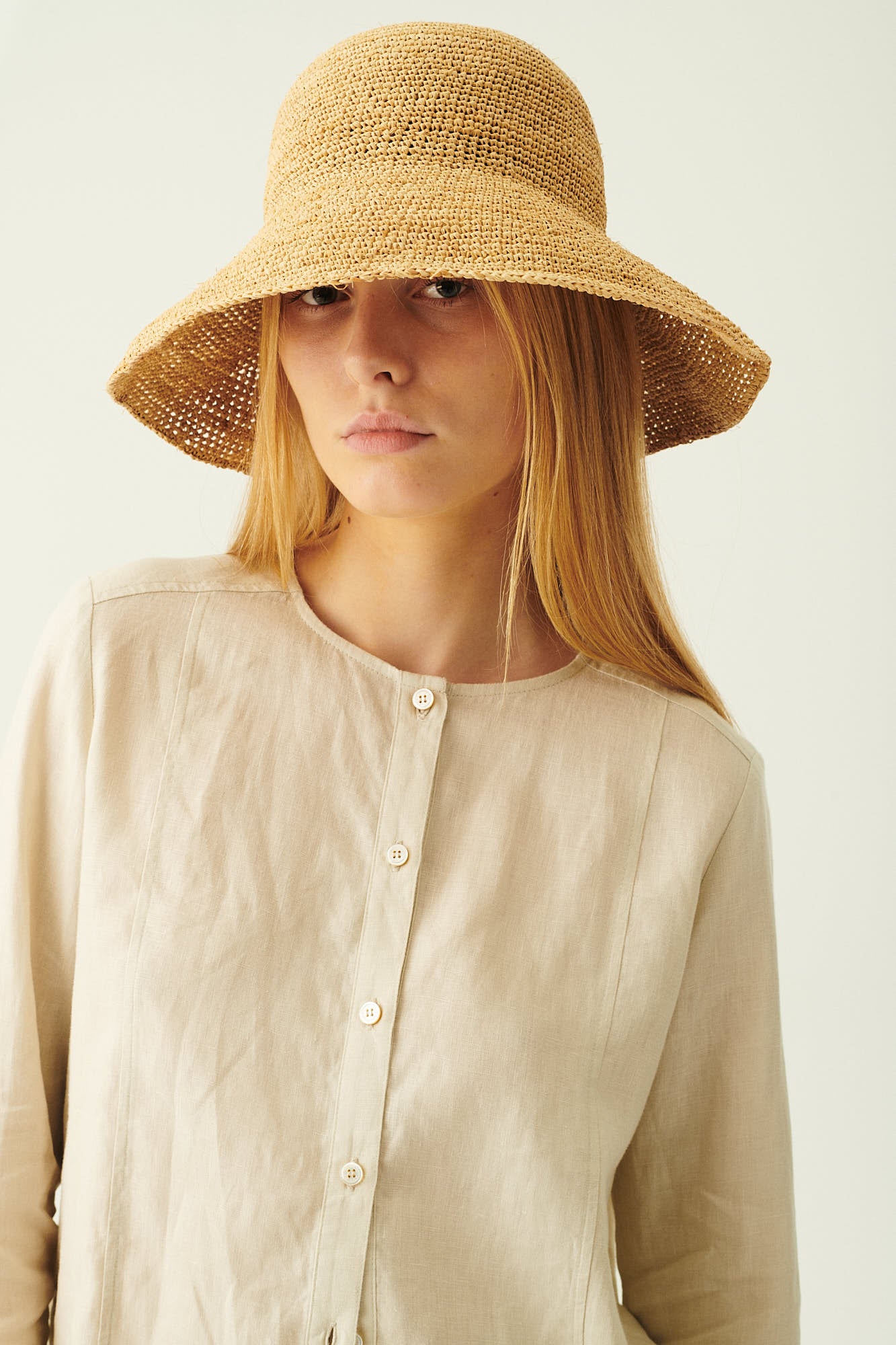ABIGAIL STRAW SAND HAT