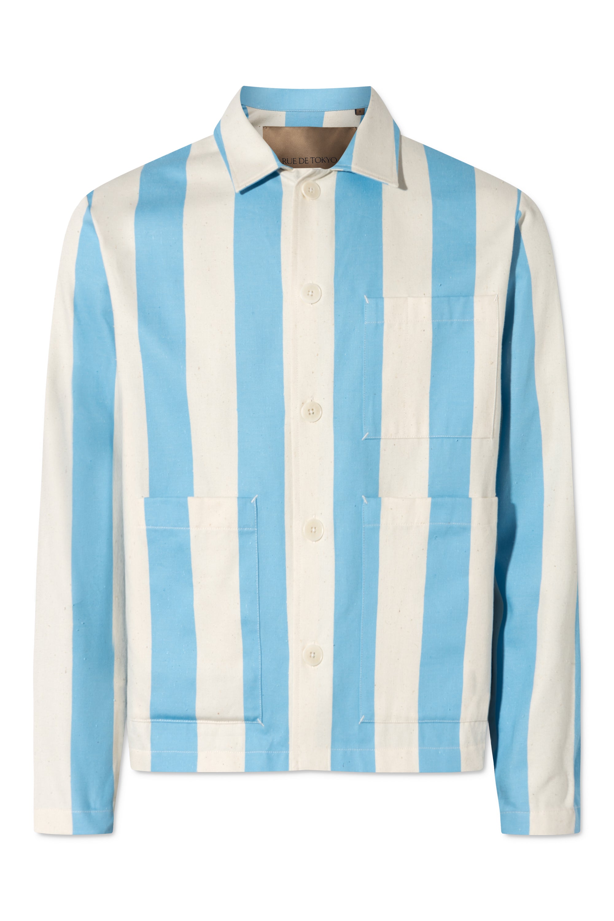 CAMERON JACKET LIGHT BLUE STRIPE – Rue De Tokyo