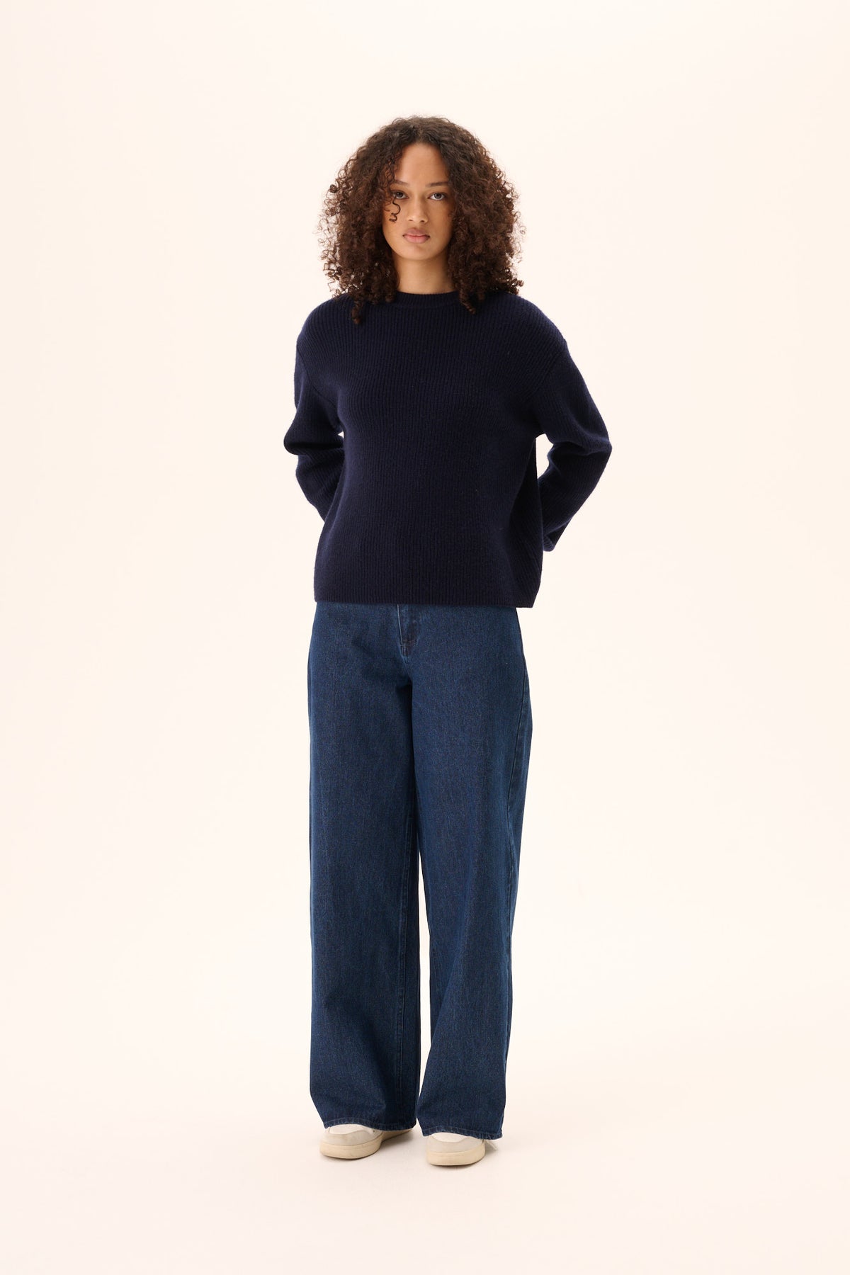 PAMINA ORGANIC HEAVY DENIM - Dark Denim