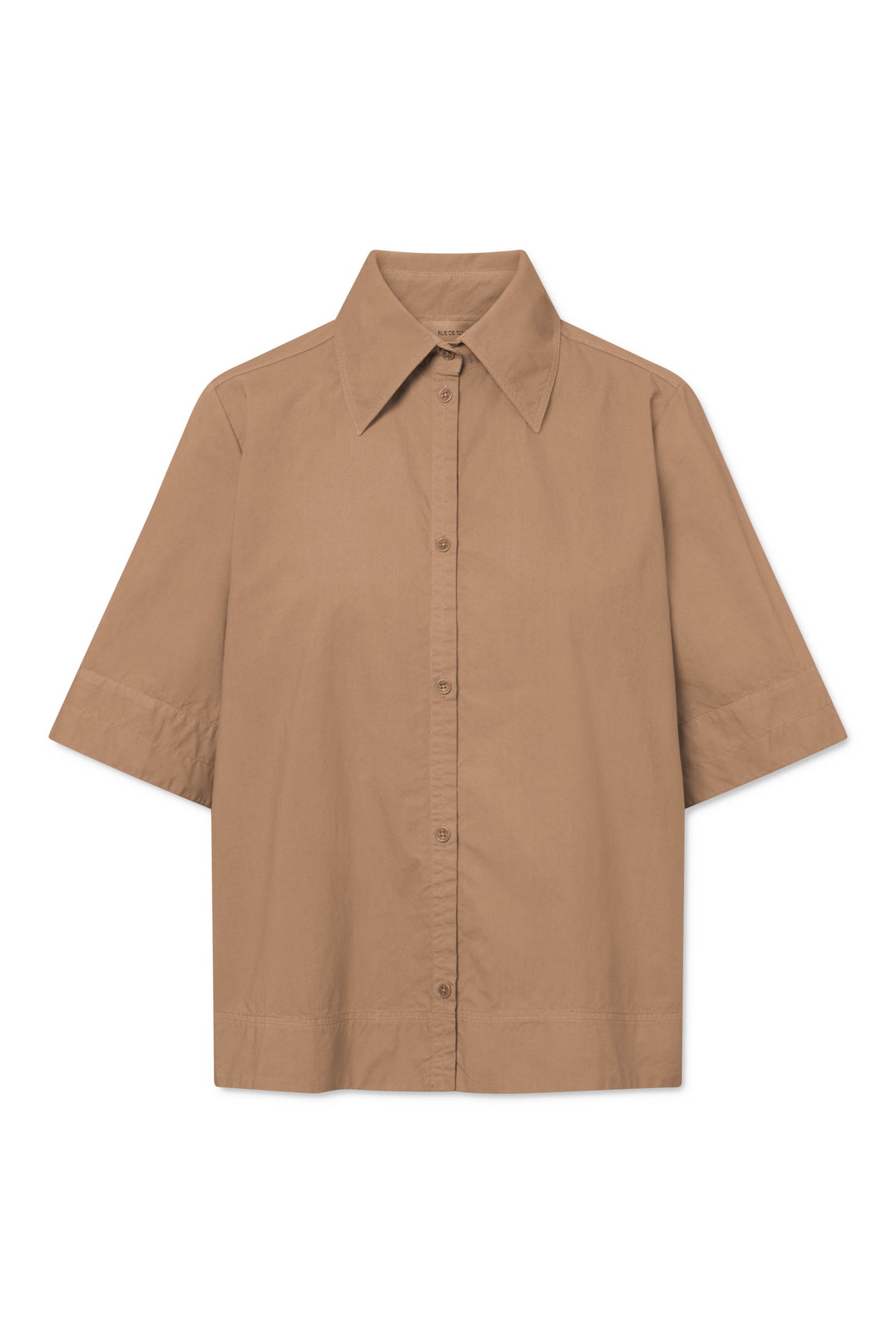 SEREN GMTD POPLIN - MOCHA