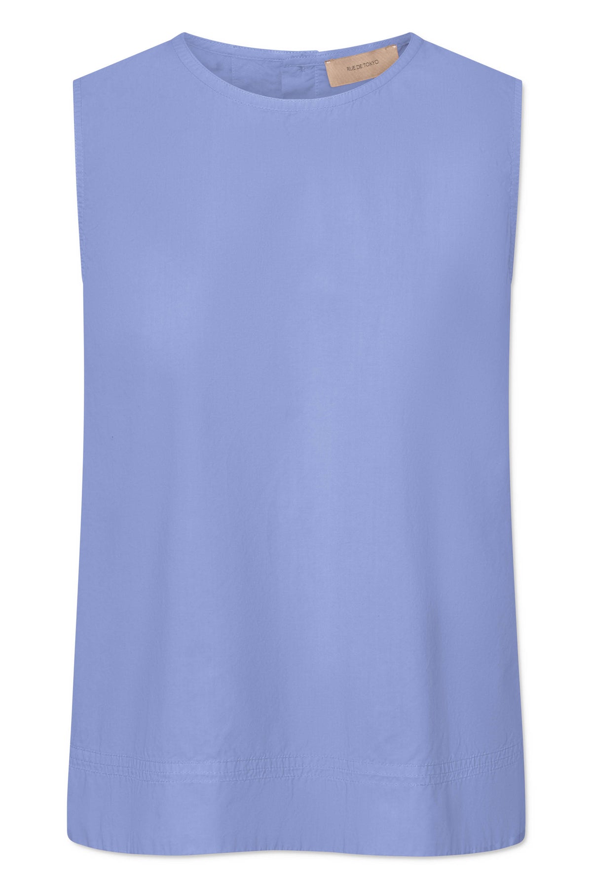 SHARREN GMTD POPLIN - BLUE BONNET