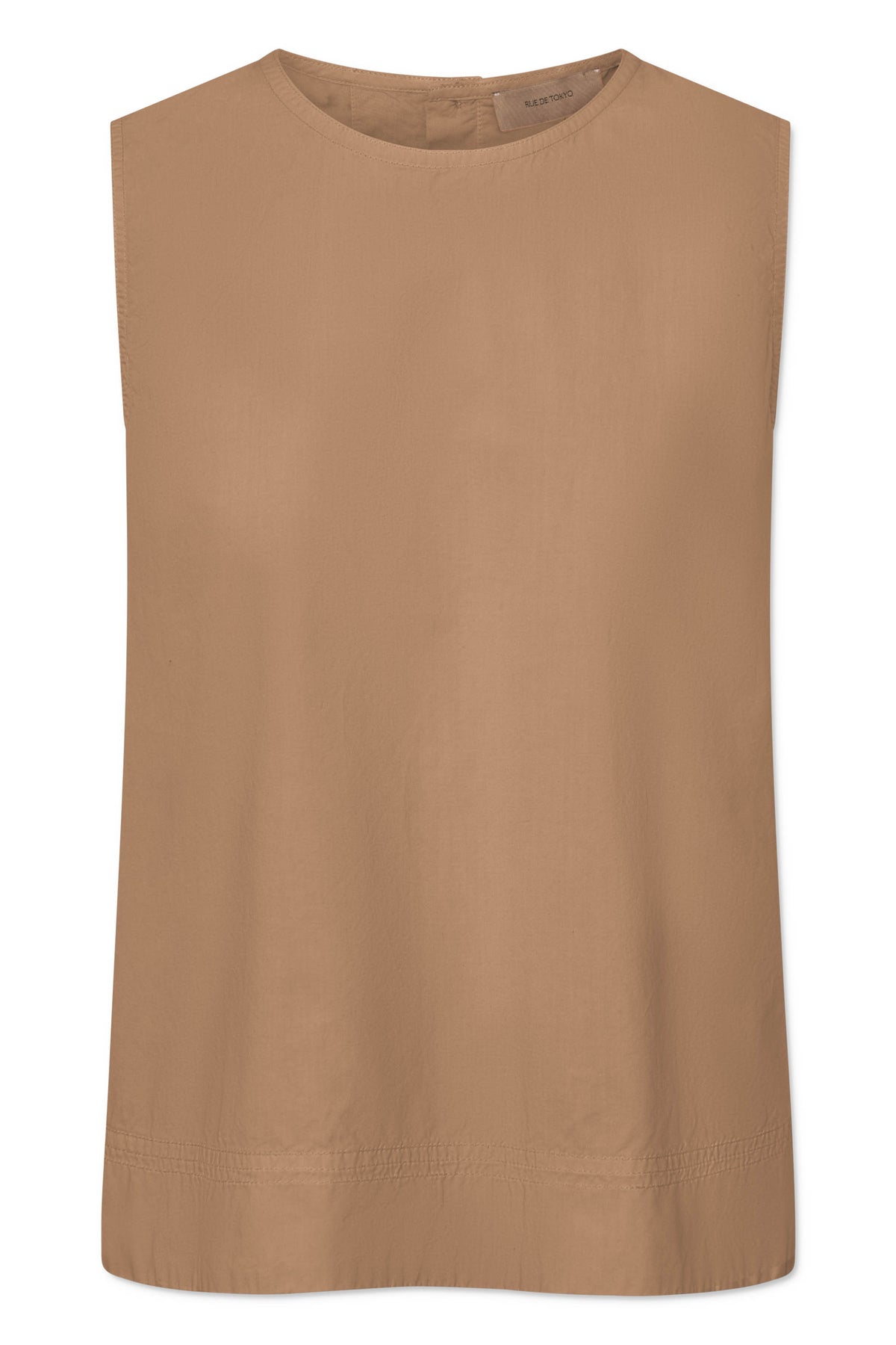 SHARREN GMTD POPLIN - MOCHA